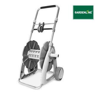 GARDENLINE Premium Hose Reel Cart with Hose Layering Guide Roller ...