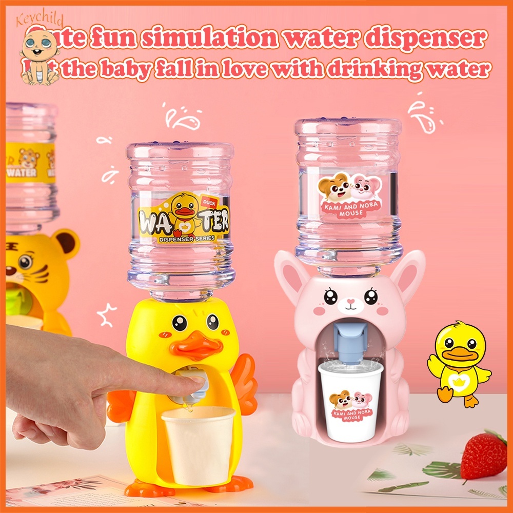 COD Keychild Cute Mini Water Dispenser For Juice Milk Cup Drinking ...