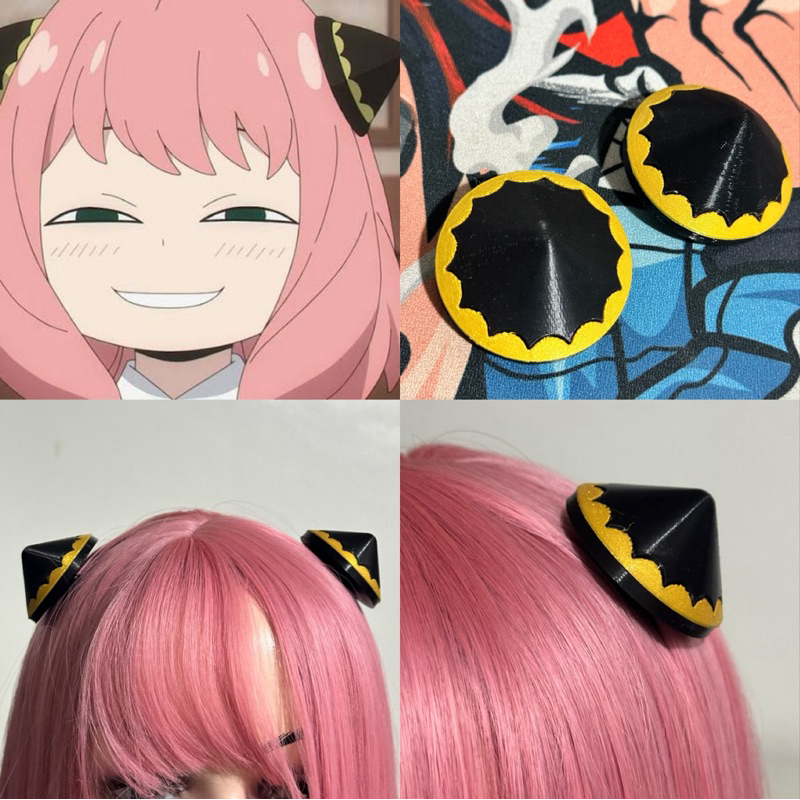 Anya hair clip spy x family (made of plastic pla+) | Shopee Philippines