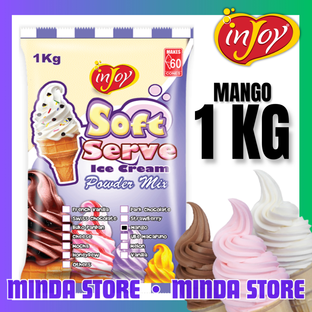 inJoy 1KG Mango Soft Serve Ice Cream Powder | Shopee Philippines