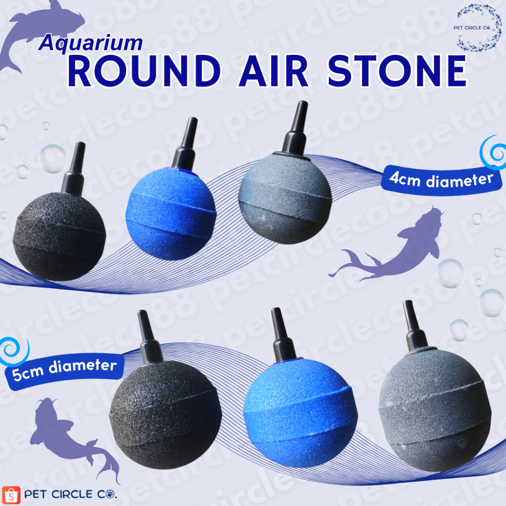 Aquarium Air Stone Airstone Round 4cm | 5cm | Shopee Philippines