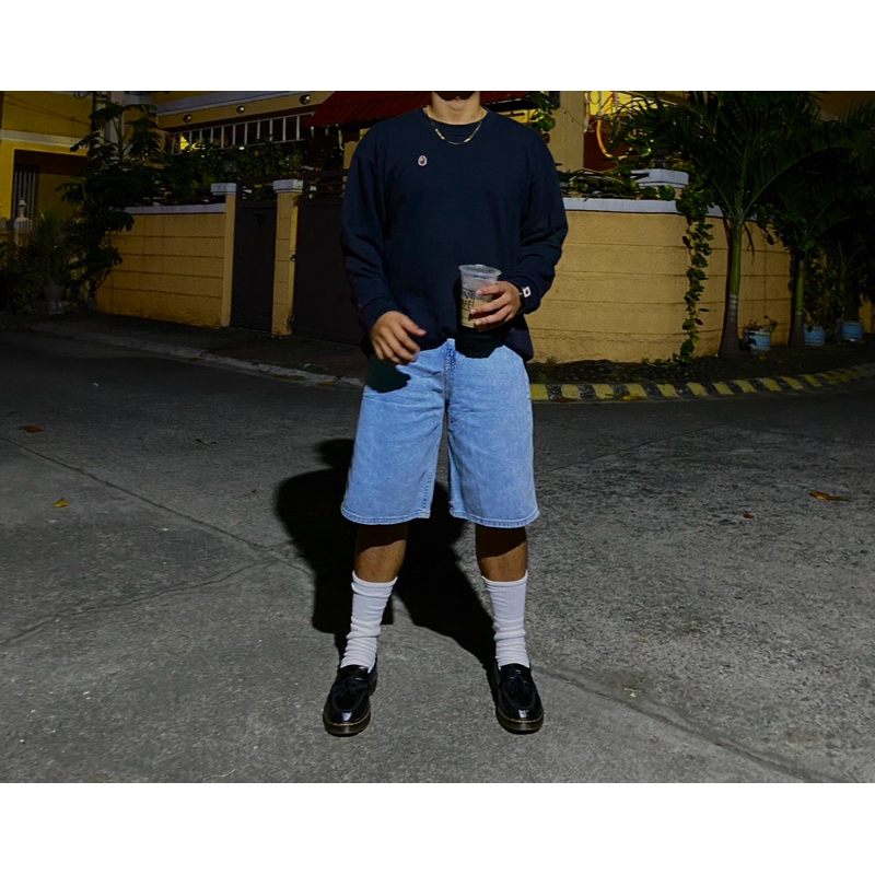 BRANDED BERMUDA SHORTS JORTS MEN BLUE LIGHT & DENIM | Shopee Philippines