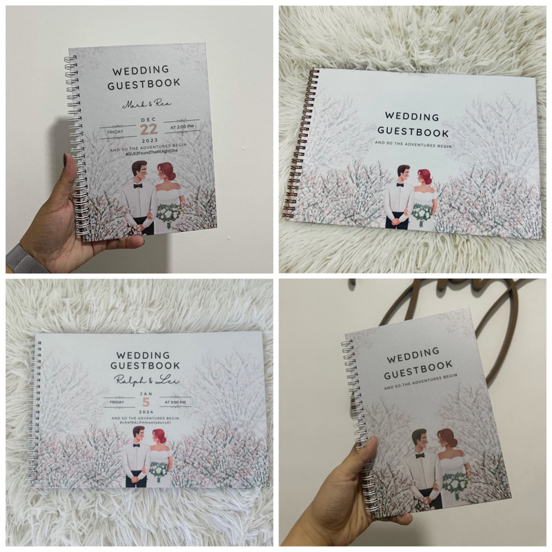 WEDDING GUEST BOOK| PERSONALIZED WEDDING GUEST LETTER | Shopee Philippines