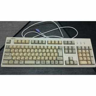 RARE Vintage Retro Fujitsu Original PS2 Keyboard | Shopee Philippines