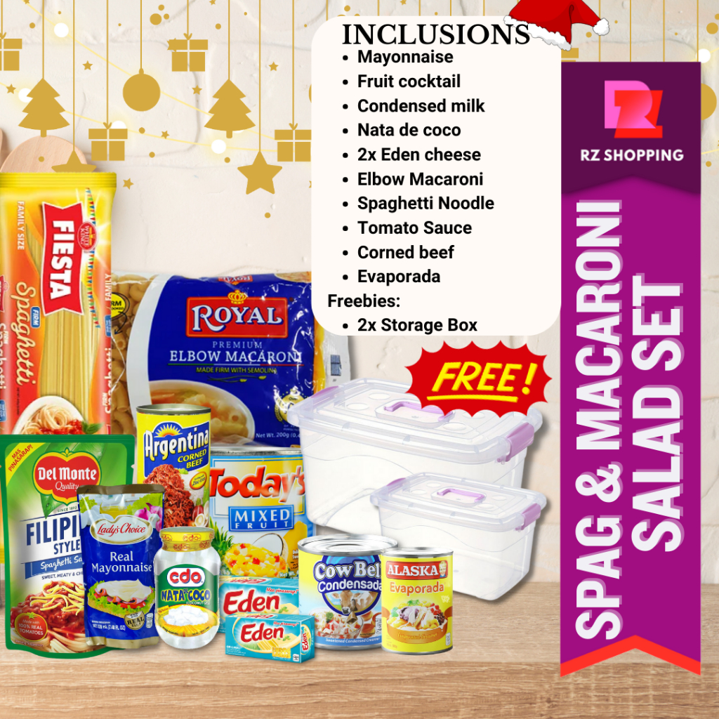 Christmas Basket Set- Spaghetti bundle set, Macaroni bundle set, Spag ...