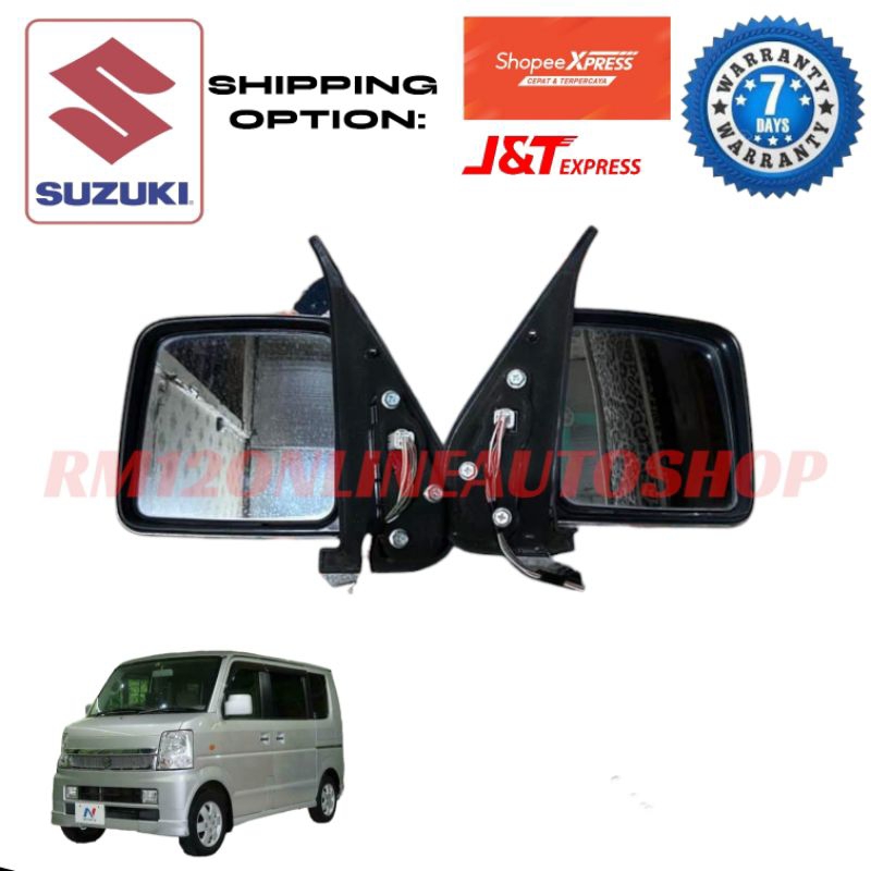 SUZUKI DA64W DA64V SIDE MIRROR AUTO FOLD 5 WIRES | Shopee Philippines