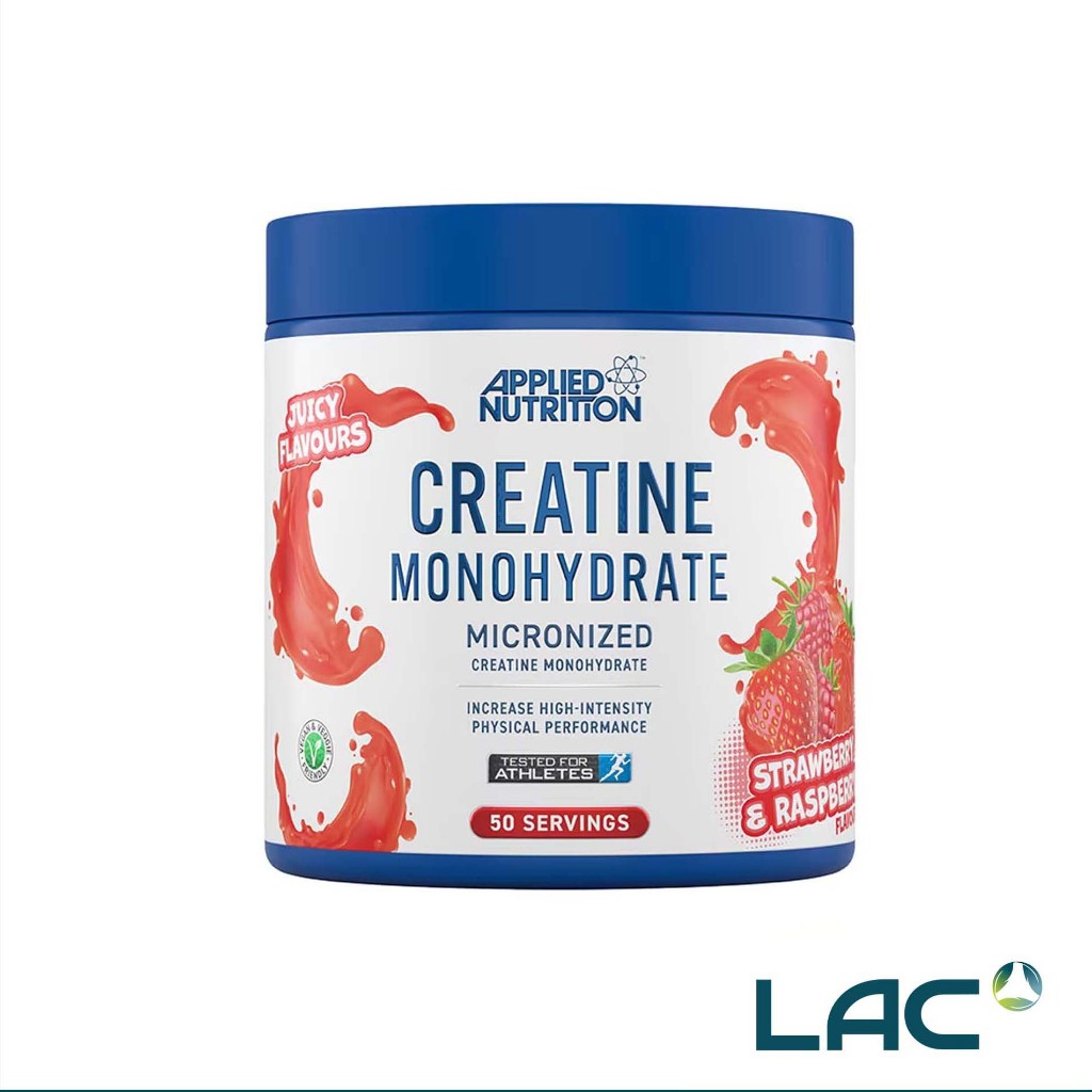 APPLIED NUTRITION Creatine Monohydrate Strawberry & Raspberry 250g ...
