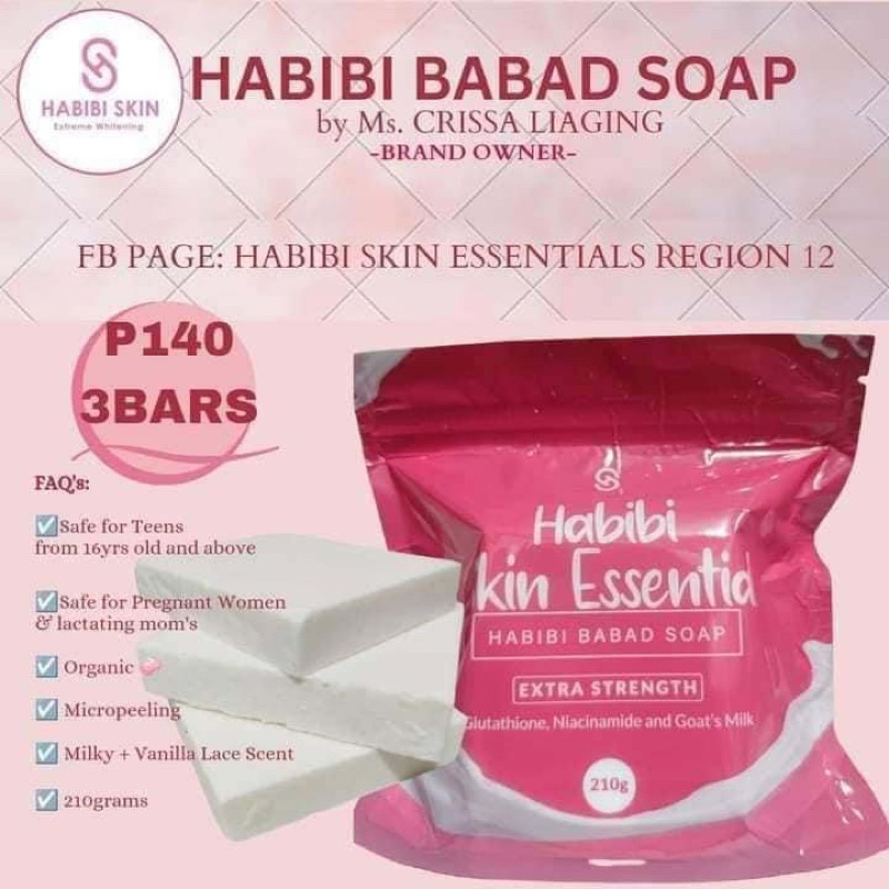 Habibi Babad Soap 3 Bars in 1 Pack | Shopee Philippines