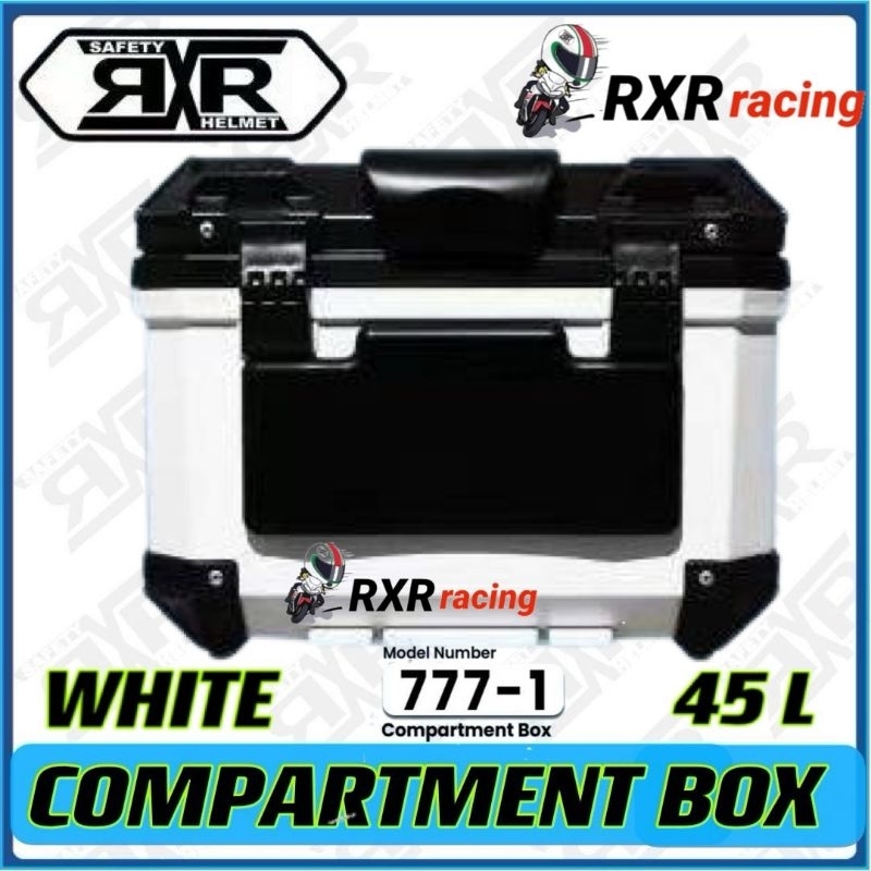 Compartment Box Helmet Box TOP BOX With Back Cushion For Motorcycle 45 ...