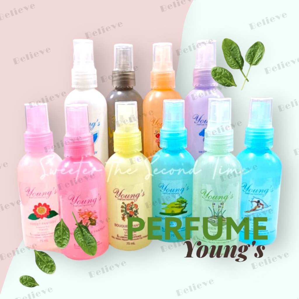 Young's perfume fantasy spray cologne body spray women's perfume fruit ...