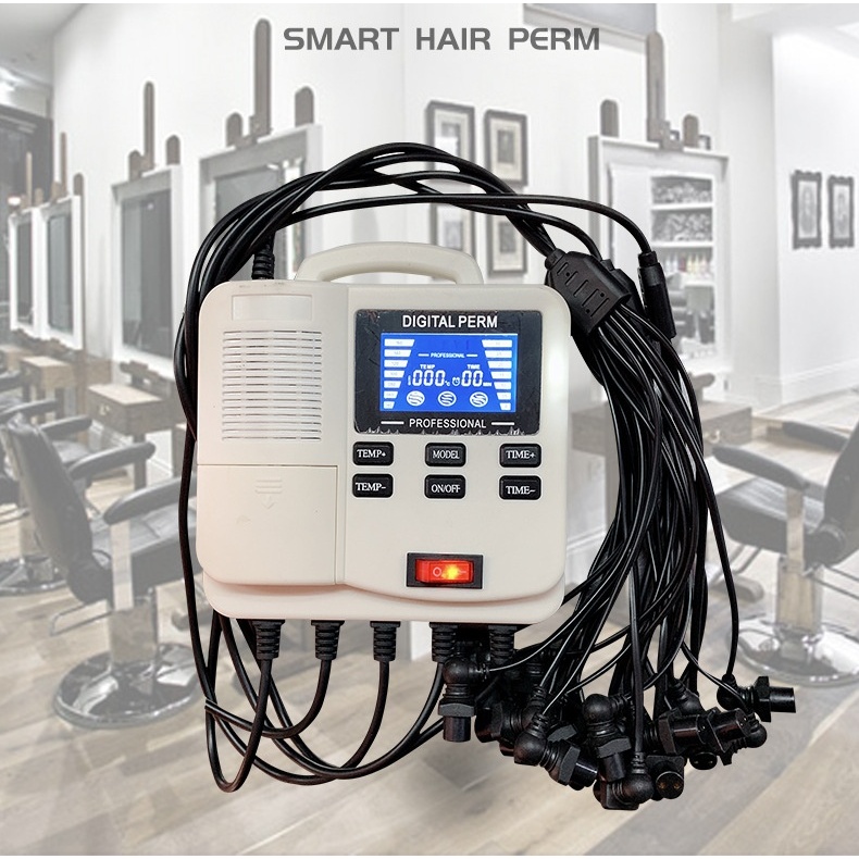 Mini perm machine with perm bar 25 head digital perm LCD screen display portable perm machine ...