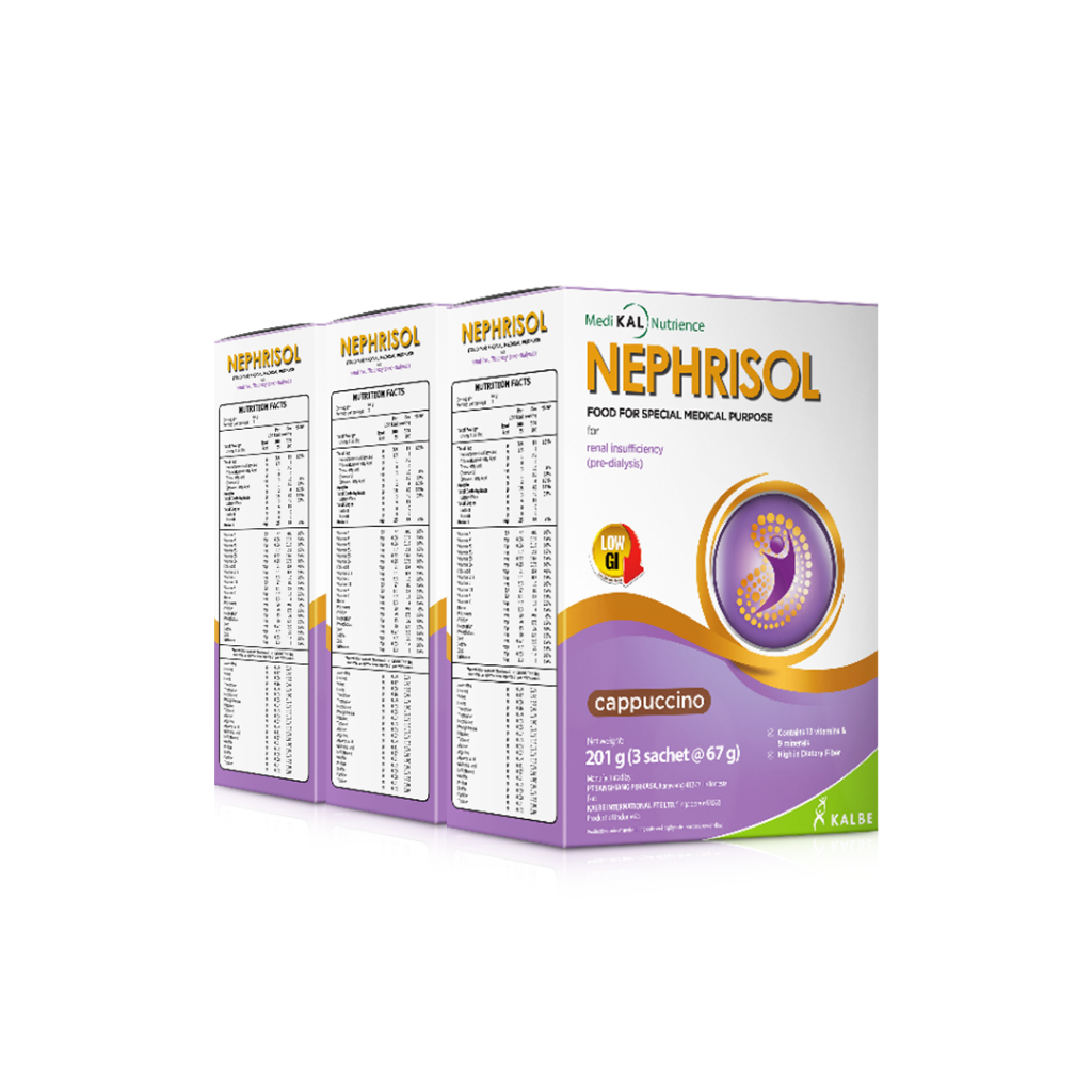 Nephrisol Cappuccino Milk Low GI 201 Grams 3 x 201 grams | Shopee ...