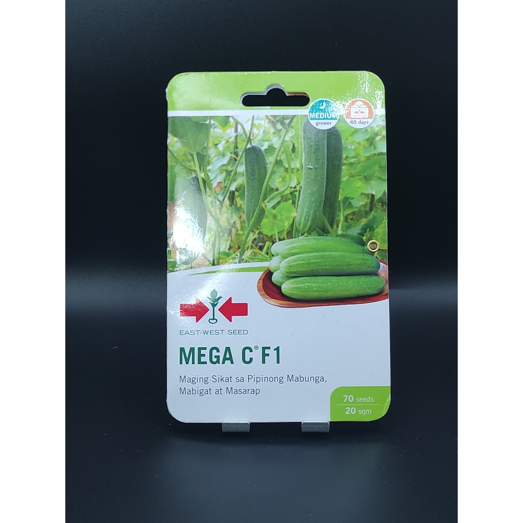 Mega C F1 ( 70 seeds) HYBRID CUCUMBER SEEDS BY EAST WEST (POUCH ...