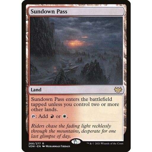 Sundown Pass - Innistrad: Crimson Vow (VOW) | Shopee Philippines