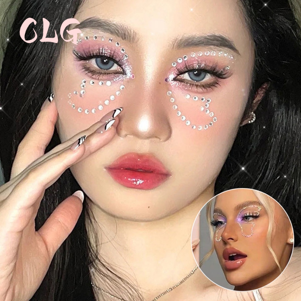 CLG Face Sticker Makeup Sticker Pearl Sticker Face Adornment Tears ...