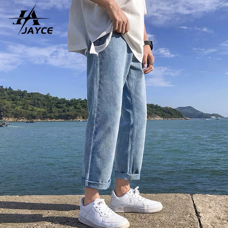 Korean Style High Quality Men's Maong Pants | Shopee Philippines