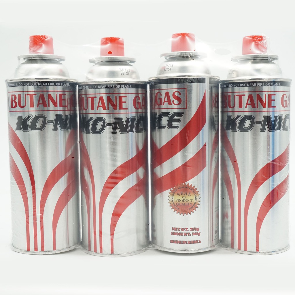 Butane KONICE, MEGA & BOUNCE 4-Pack | Made in Korea | Explosion Proof ...