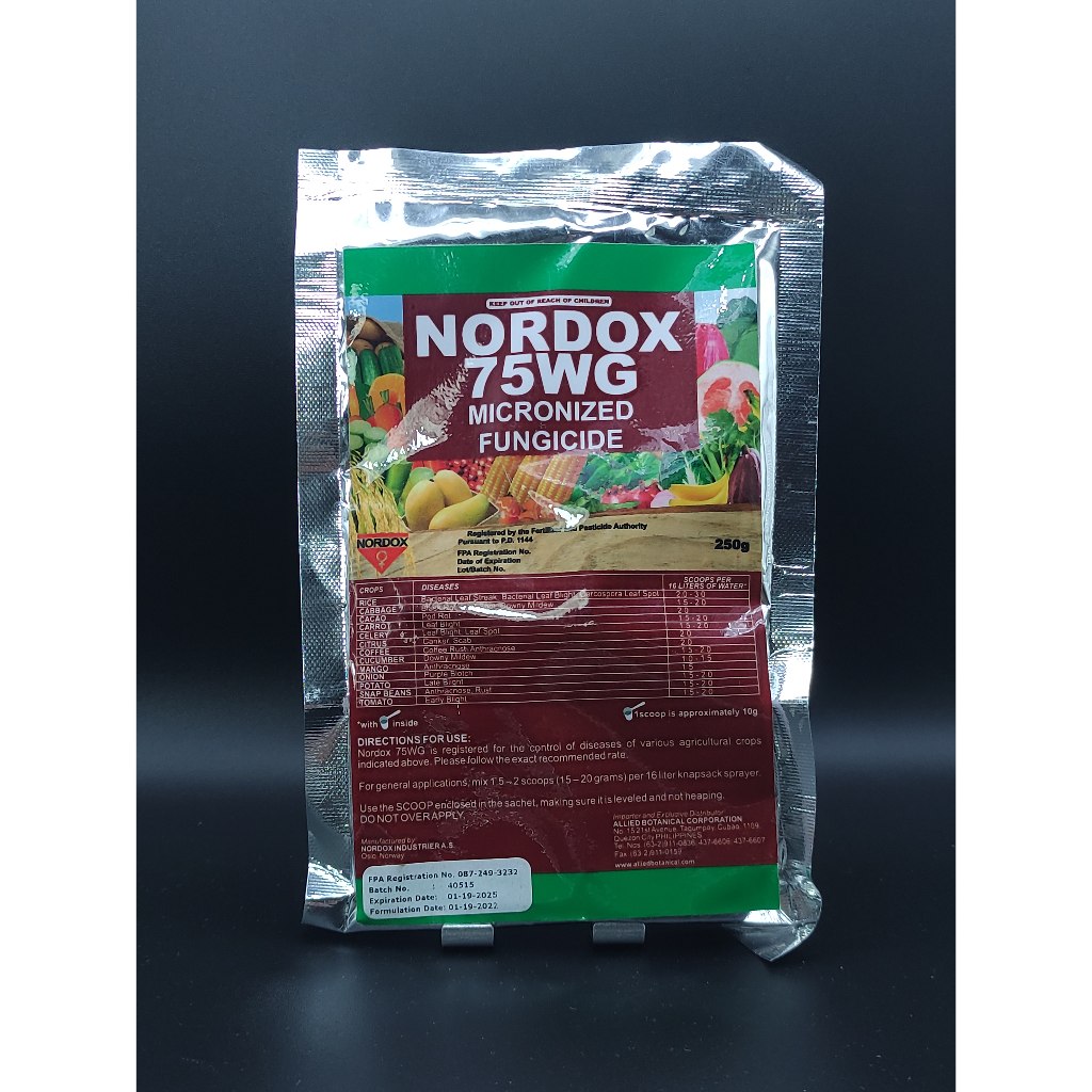ALLIED BOTANICAL CORP NORDOX 75WG COPPER FOR PLANTS AND ORNAMENTALS ...