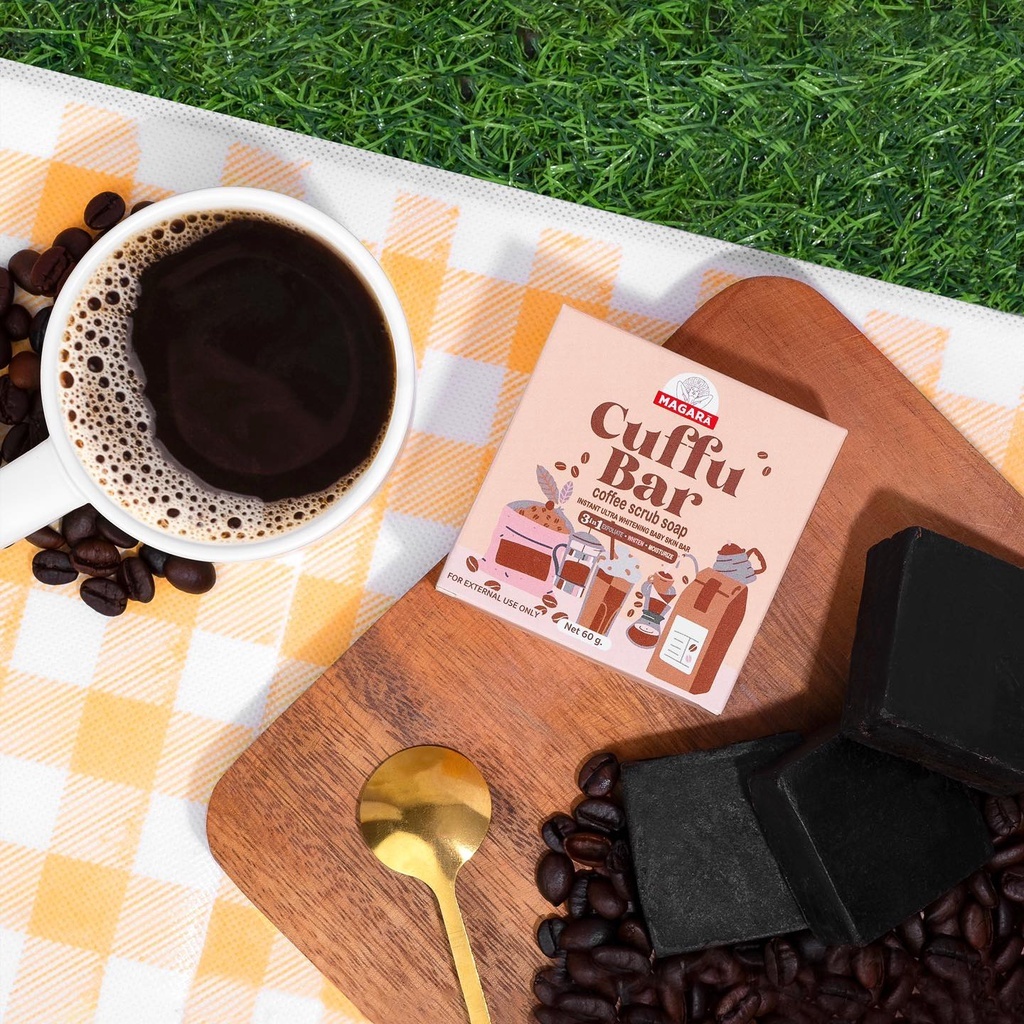 【MY Girl】Original MAGARA 3 in 1 Cuffu Bar Coffee Scrub Soap by Magara ...