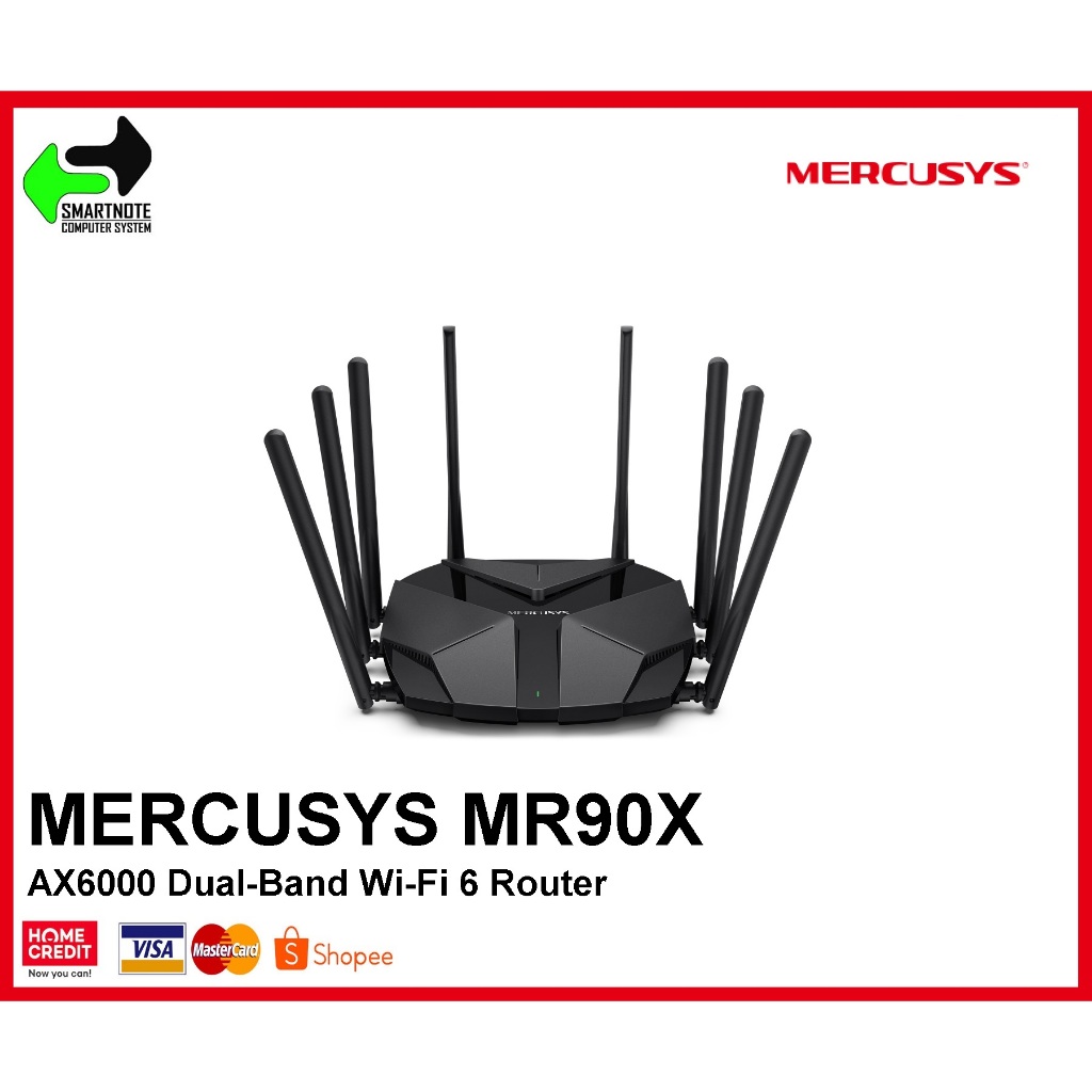 MERCUSYS MR90X AX6000 Dual-Band Wi-Fi 6 Router | Shopee Philippines