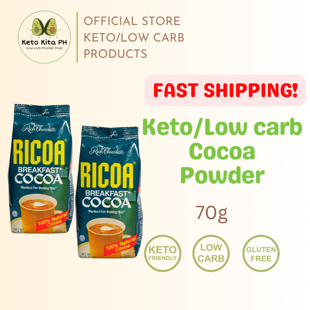 Ricoa Cocoa- Keto/Low carb products | Shopee Philippines