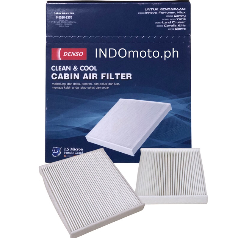 ORIGINAL DENSO CABIN AIR FILTER for AVANZA, COROLLA, FORTUNER, HIACE ...