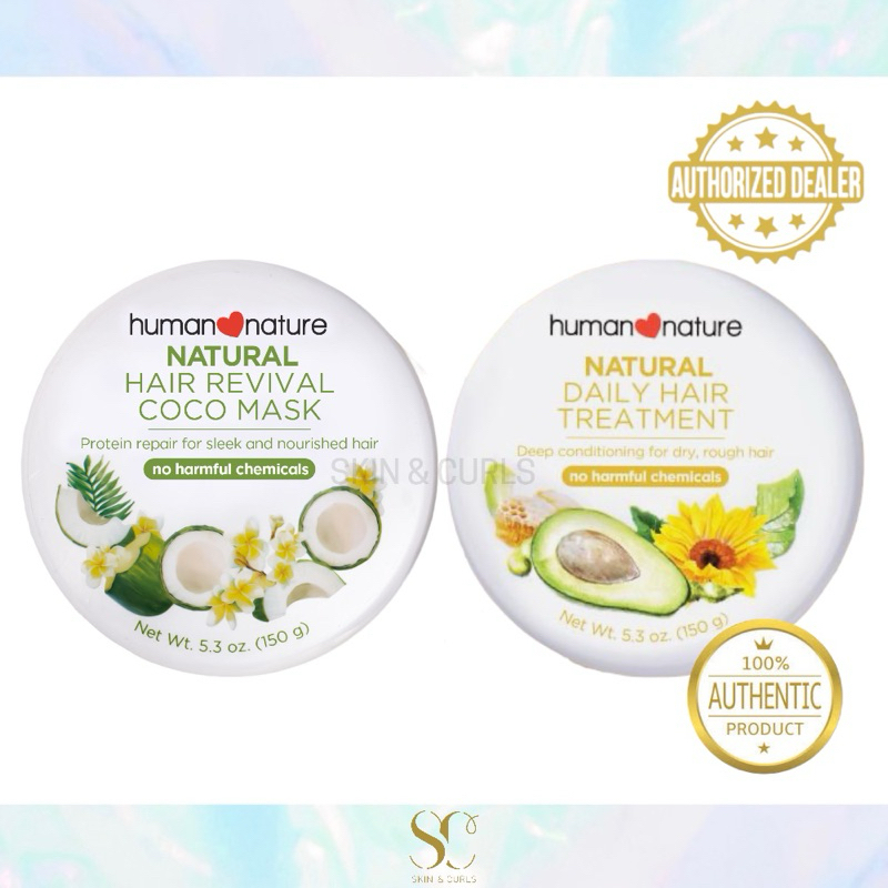 Human Nature Hair Treatment / Coco Mask 150g CGM approved Curly Girl ...
