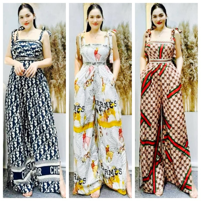 #NEW ONHAND#JUMPSUIT TUBE TYPE#PADDED/SELF-TIE#GARTERIZE ZIPPER BACK W ...