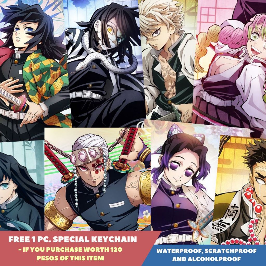Kimetsu no Yaiba/Demon Slayer Hashira Cards Anime Photocards ...