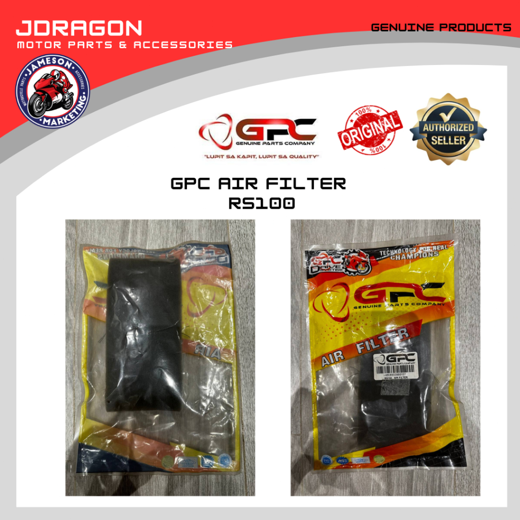GPC AIR FILTER (RS100) | Shopee Philippines