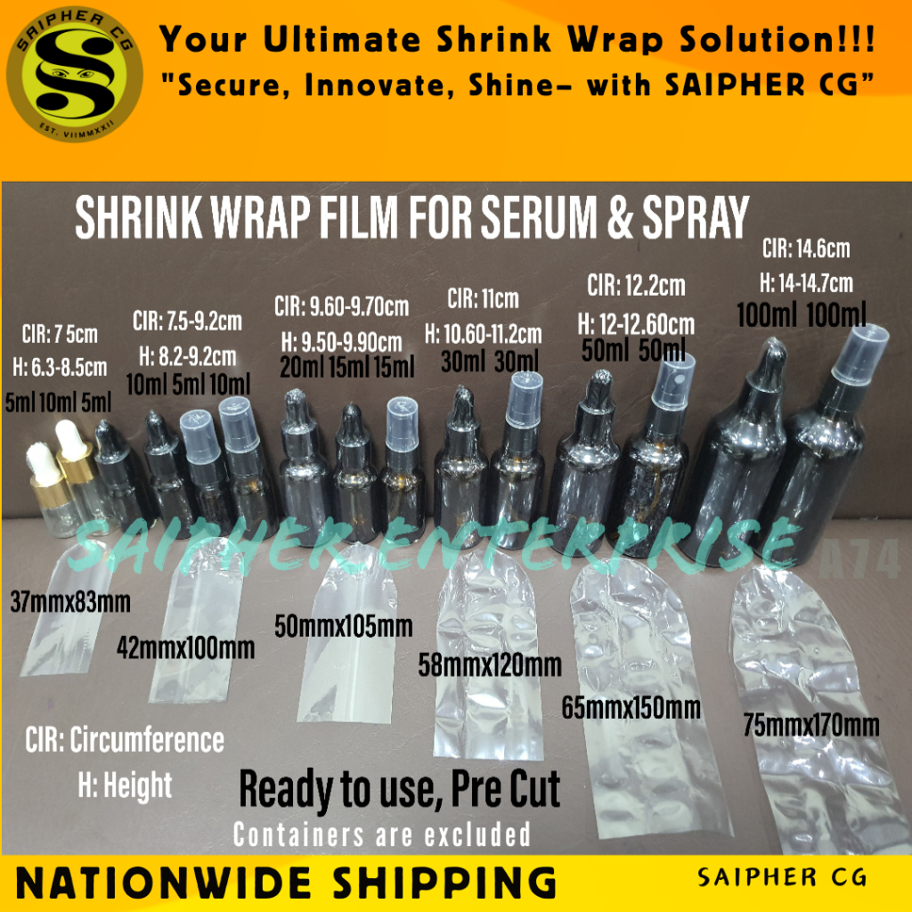 Shrink Wrap Plastic Packaging /Shrinkable Plastic Sealer Tape for ...