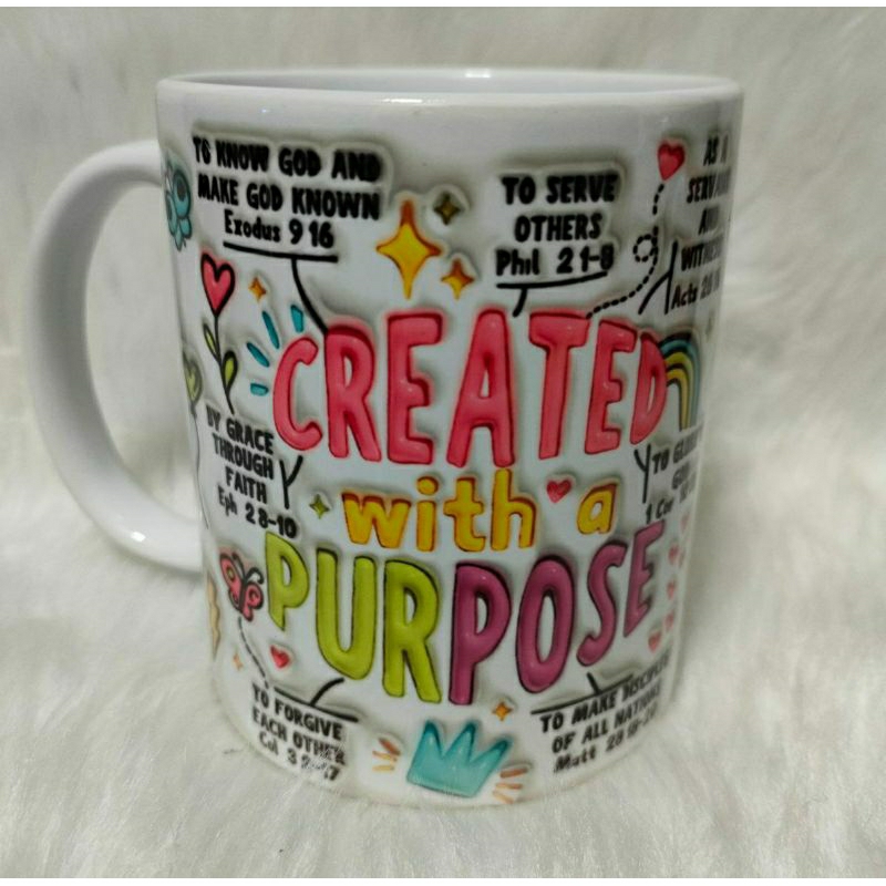 Bible Verse Mug (Emboss Effect Design) | Shopee Philippines