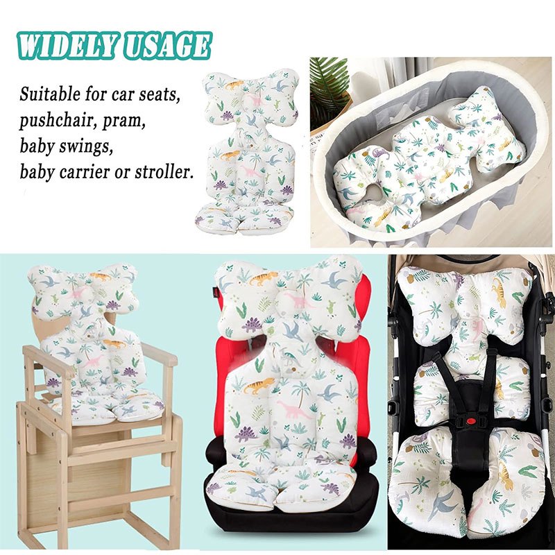Reversible Baby Stroller Cushion - Easy to Clean, 65x45cm | Shopee ...