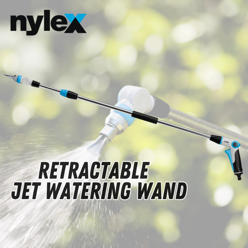 NYLEX Retractable Jet Watering Wand For Wash in High Place Area Garden ...