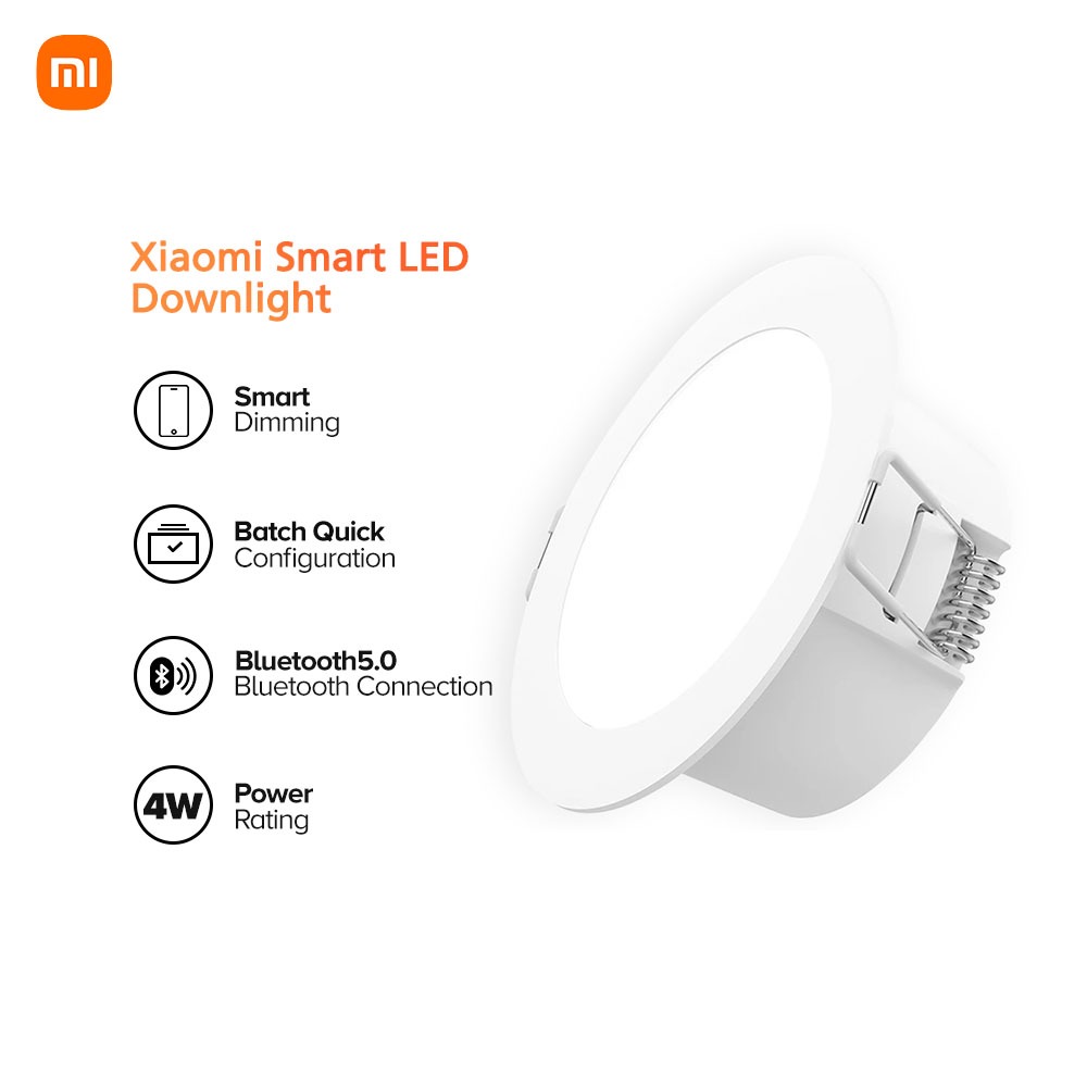 Xiaomi Mijia Smart LED Downlight BT Mesh For Mijia | Shopee Philippines