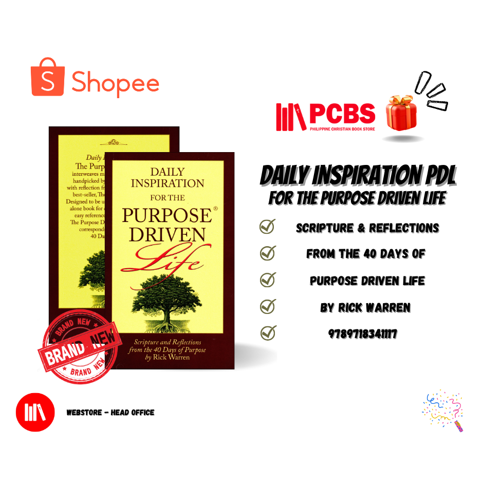 PCBS Daily Inspiration For The Purpose Driven Life (SCRIPTURE ...