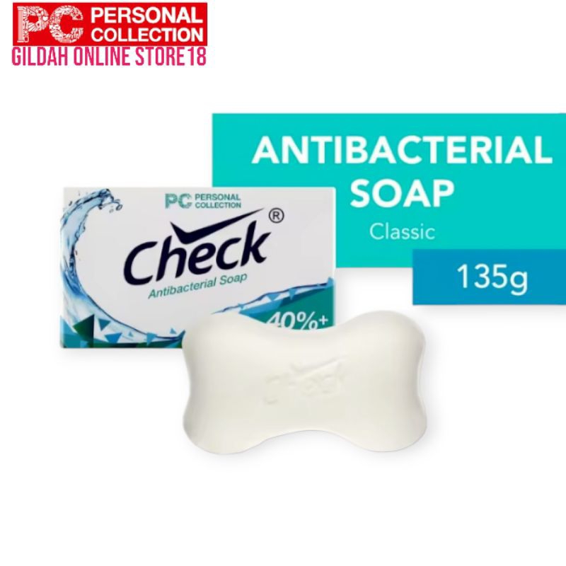 PC CHECK ANTIBACTERIAL SOAP CLASSIC 130G | Shopee Philippines