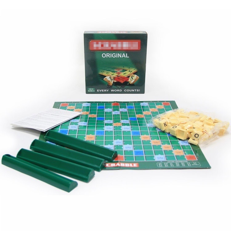 Scrabble board game 2toys1 Mini educational house party toys board game ...