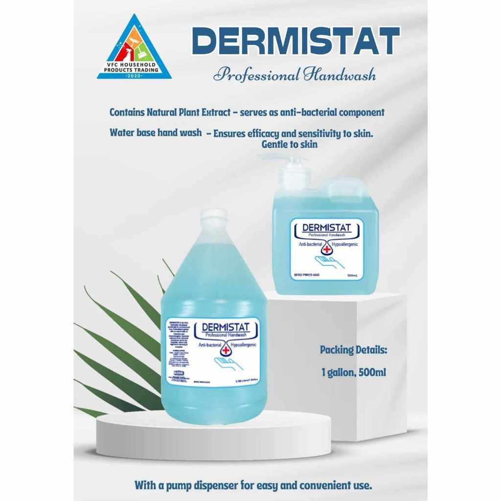 DERMISTAT PROFESSIONAL HAND WASH (THE CLEAN DISTRICT) | Shopee Philippines