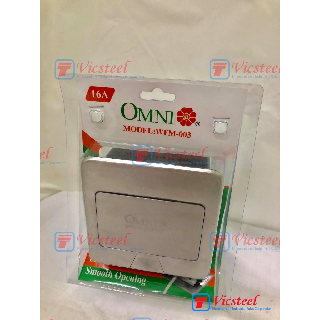 OMNI FLOOR MOUNTED OUTLET SQUARE/SILVER DUPLEX OUTLET - WFM-003 16A ...