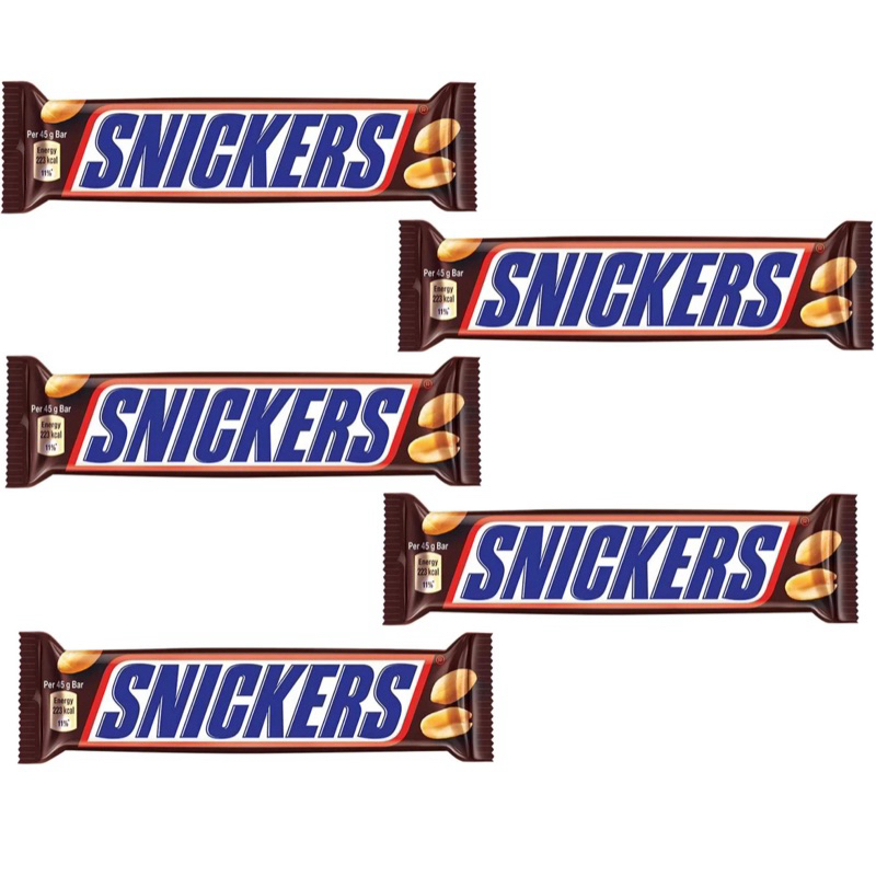 Snickers Chocolate Value Pack, 5 x 45 g, | Shopee Philippines