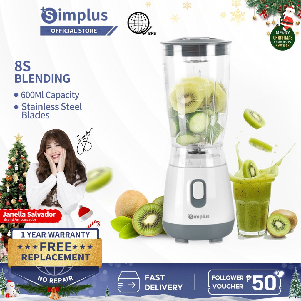 Simplus Blender Food Processor Juice Blender for Fruit and Vegetables ...