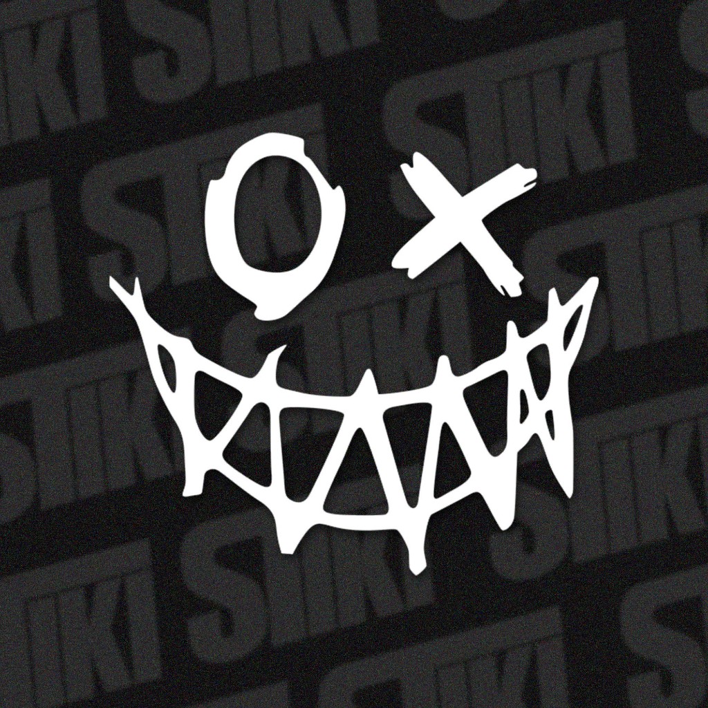 Demon Smiley Face Cut out Vinyl Sticker WATERPROOF | Shopee Philippines