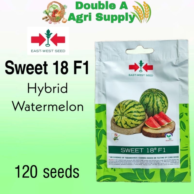 Sweet 18 Hybrid Watermelon / Pakwan Asenso Pack - East West Seed ...
