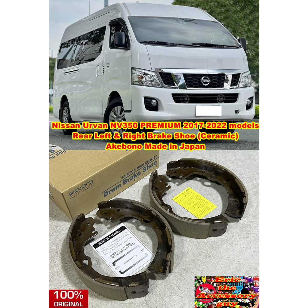 Rear Brake Shoe for Nissan Urvan NV350 PREMIUM 2017-2022 models ...