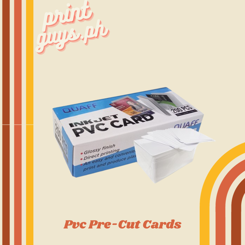 Quaff Printable PVC Pre-Cut Cards For Direct Id Printing | Shopee ...