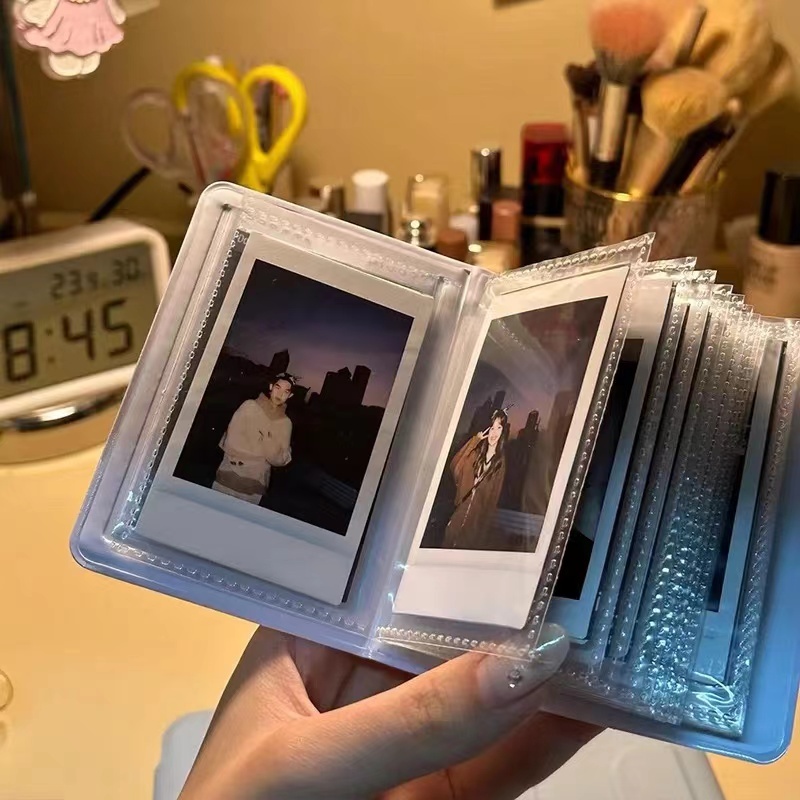 3 Inch Mini Photo Album Photocard Collect Book LOMO Card Holder with 36 ...