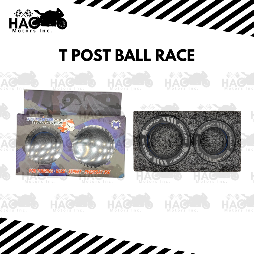 T POST BALL RACE MIO/ M3/ NMAX/ PCX/ BEAT/ CLICK - RACING MONKEY Motor ...