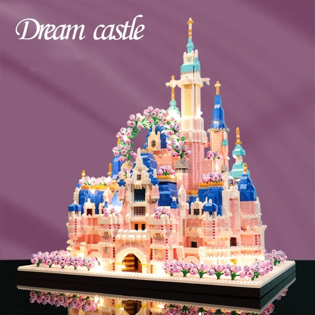 HNB Disney Fantasy Castle Building Blocks Kits, Intellectual toy high ...