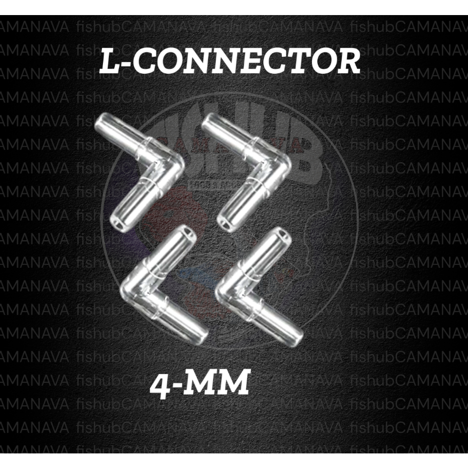 L connector --90 Degree 2 Ways L shape square Elbow pipe fitting tube ...